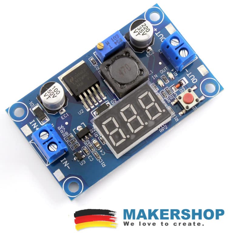LM2596S DC Spannungswandler Spannungsregler LM2596 Arduino Board Step ...
