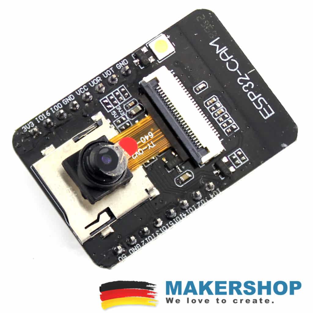 ESP32-CAM NodeMCU 5V WIFI Bluetooth-Entwicklungsboard mit OV2640 Kamera Modul – MAKERSHOP.DE