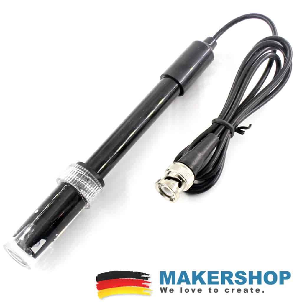 pH-Fühler Sensor 0-14 pH-Wert + Temperatursensor 5V Arduino Raspberry ...